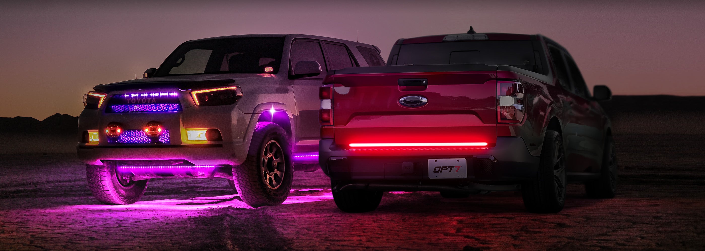 Truck Redline Tailgate LED Light Bar Bundle – OPT7 Lighting Inc