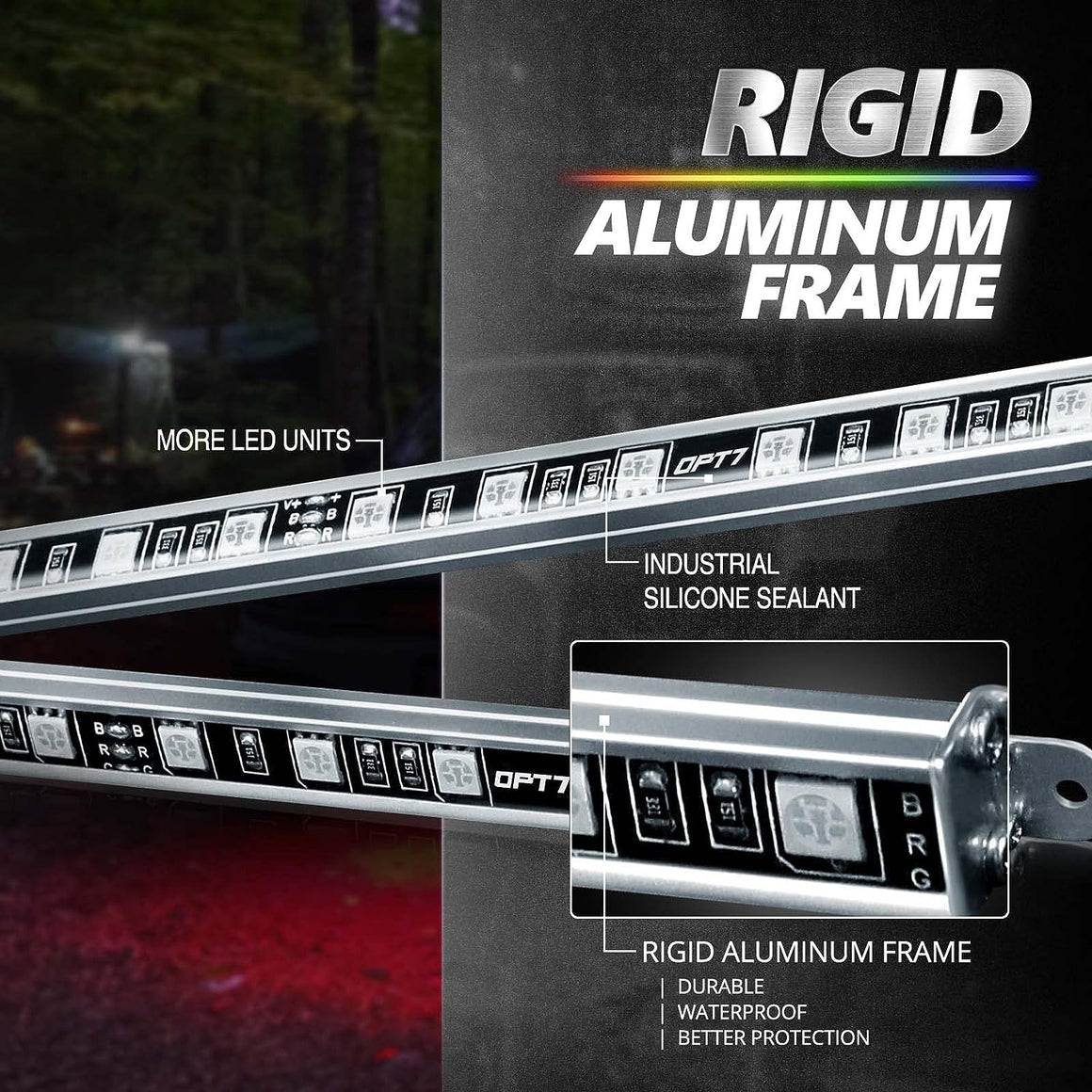 AURA PRO Truck LED Aluminum Underglow Lighting Kit - Bluetooth Enabled ...