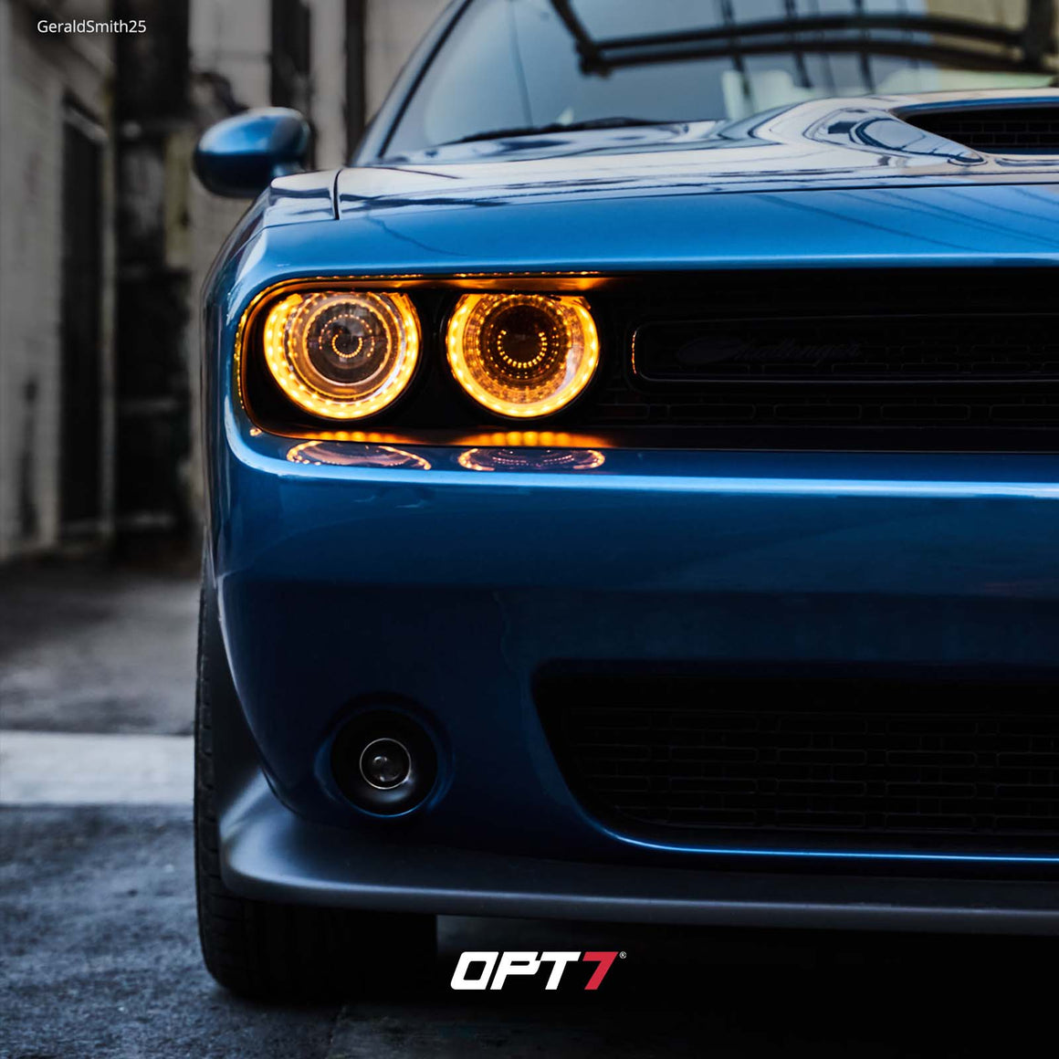 AURA Remote Control Day Time Running Light DRL Halo RGB for Dodge Chal ...