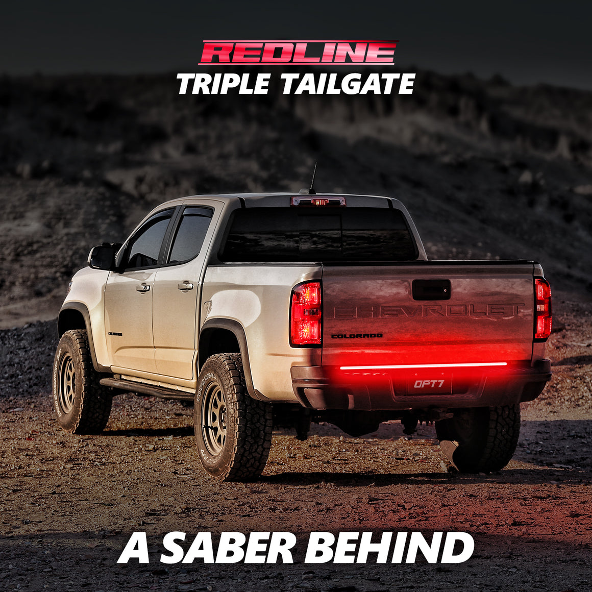 Tailgate Light Bar with Triple LED Reverse | OPT7 Redline – OPT7 ...