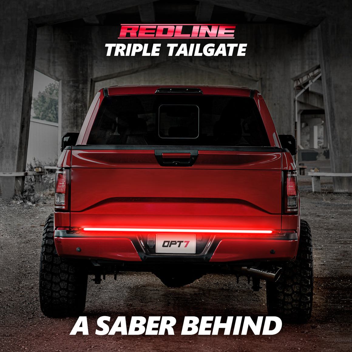 Tailgate Light Bar with Triple LED Reverse | OPT7 Redline – OPT7 ...