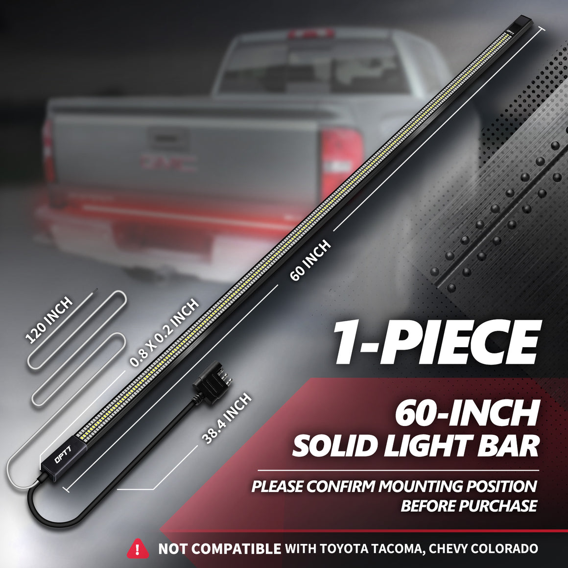 Tailgate Light Bar with Triple LED Reverse | OPT7 Redline – OPT7 ...