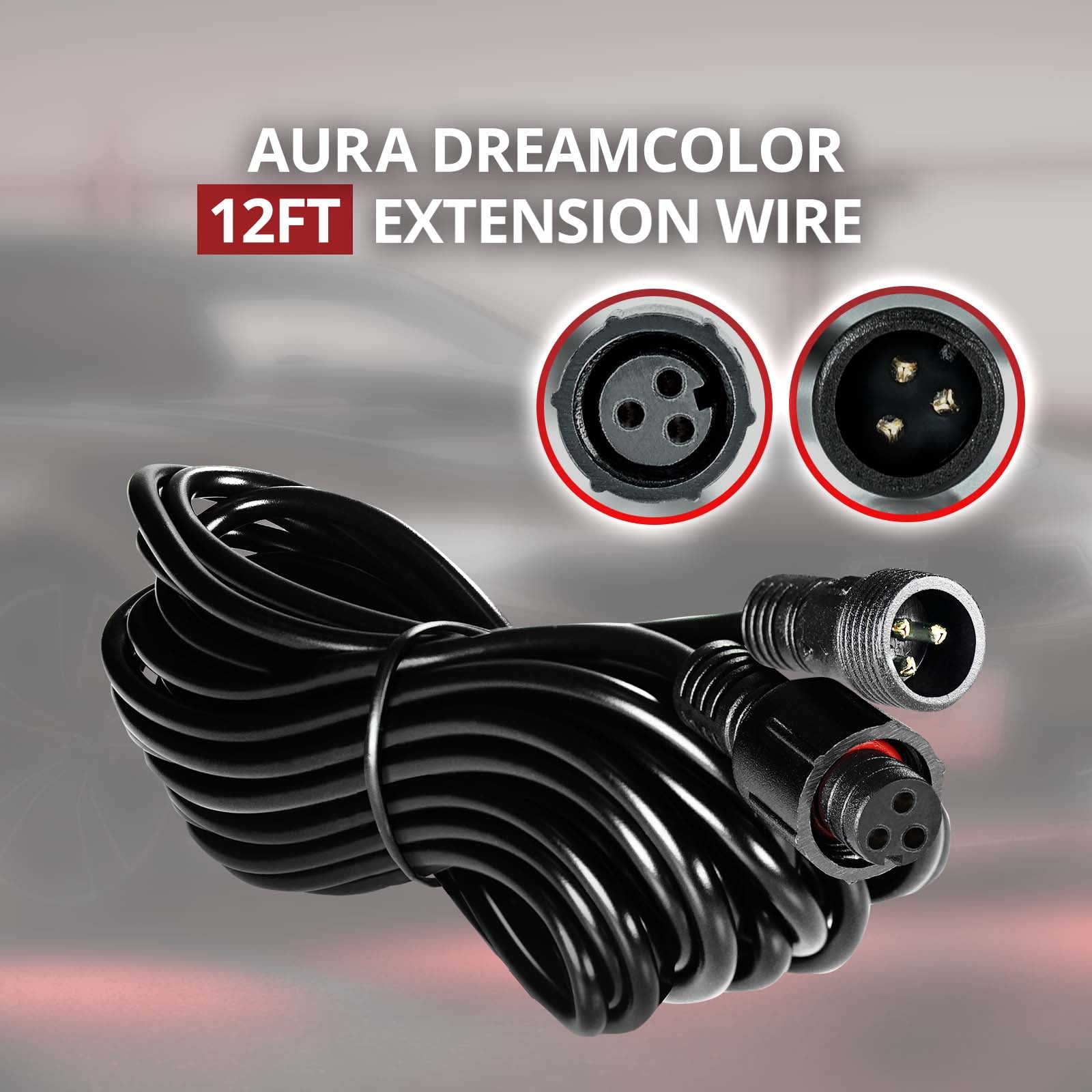 OPT7 Extension Wire 1pc for AURA DreamColor Underglow Lights – OPT7 ...