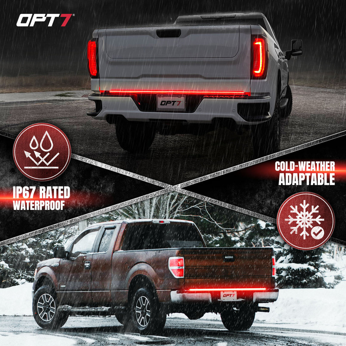 Tailgate Light Bar with Triple LED Reverse | OPT7 Redline Parlux – OPT7 ...