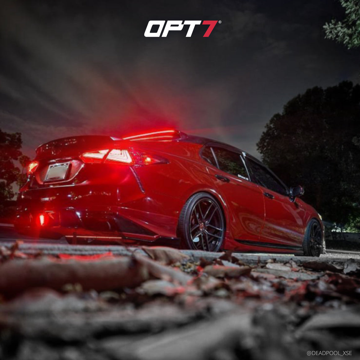 OPT7 Universal LED Rear Spoiler Lip Kit (3.9ft) for Car Trunk Exterior ...
